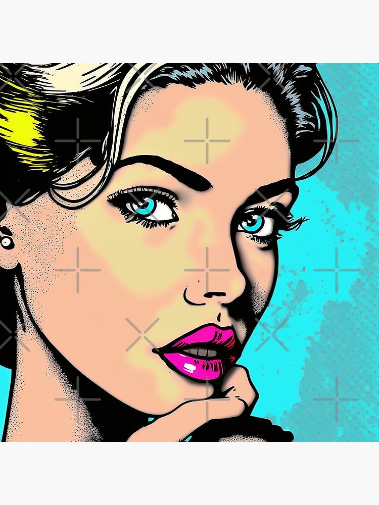 "Questioning Comic Woman Pop Art" Poster for Sale by Soda-Pop-Art-87 ...