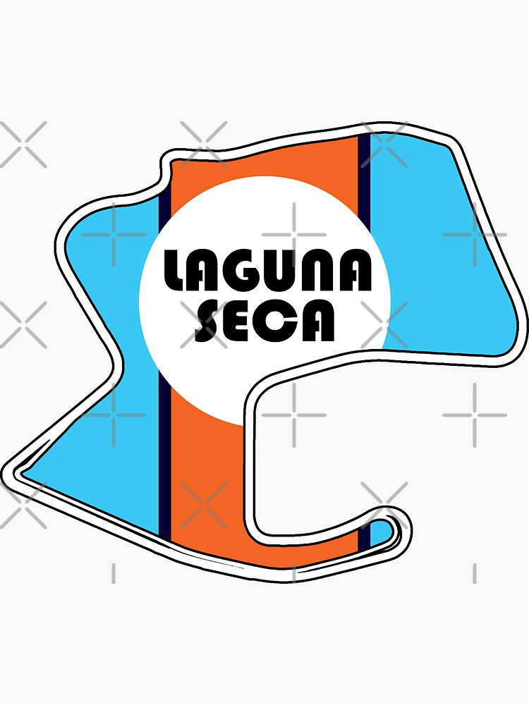 "Laguna Seca" Sticker for Sale by 7ldo | Redbubble