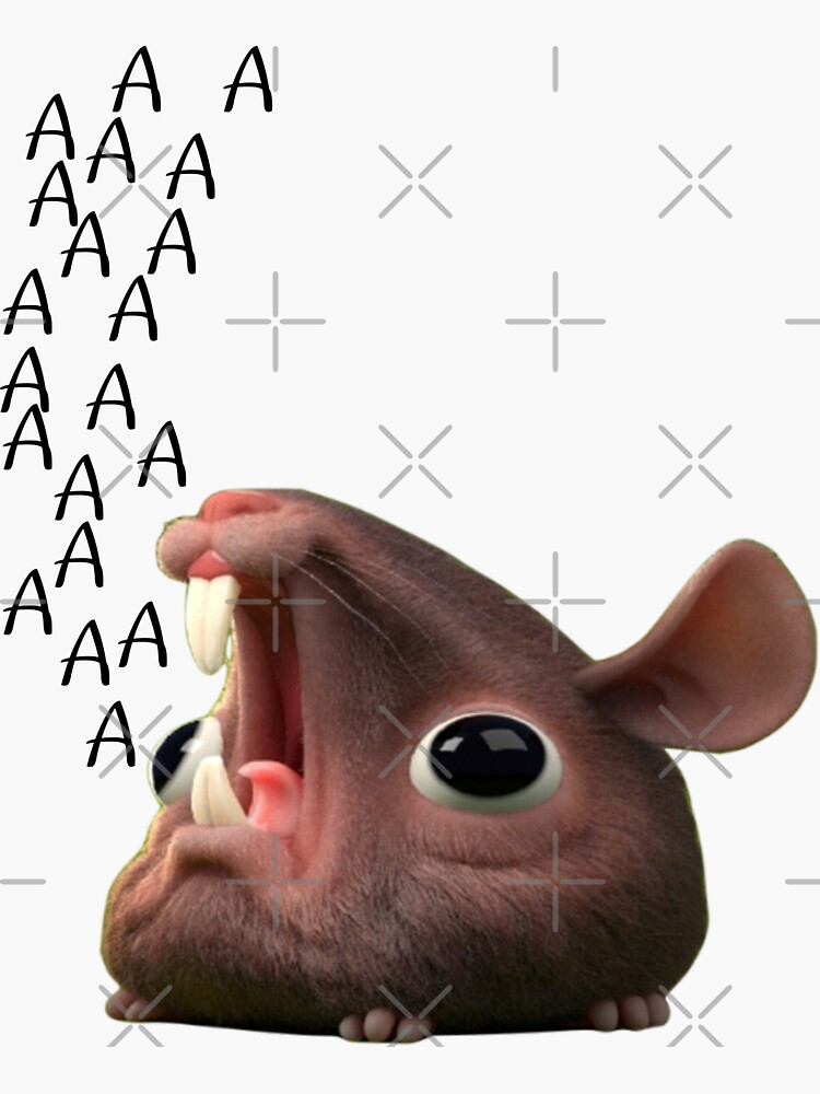 "Aaaaa hamster" Sticker for Sale by Oliviomercho | Redbubble