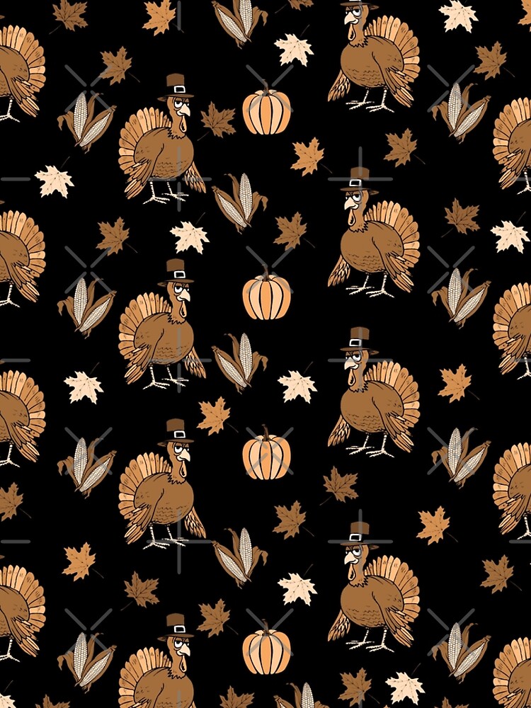 "Thanksgiving Turkey pattern" Leggings for Sale by ValentinaHramov ...