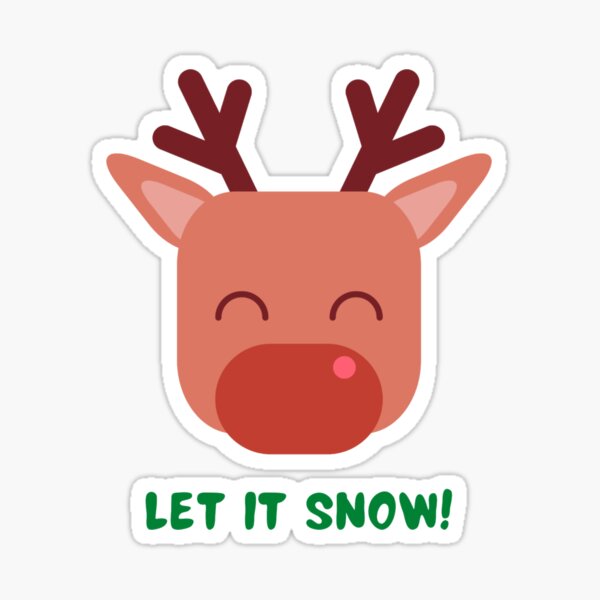 "let it snow, winter is coming ." Sticker for Sale by 22jalnar | Redbubble