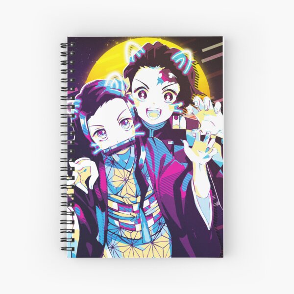 "Demon Slayer - Nezuko Kamado and Tanjiro Kamado" Spiral Notebook for ...