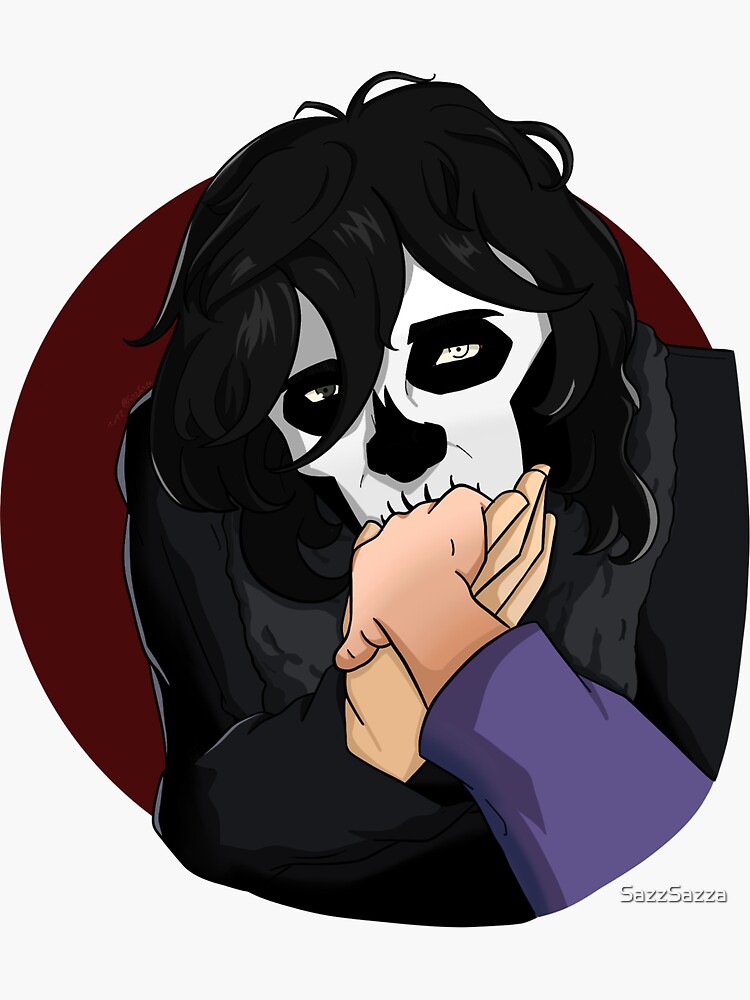 "young nihil ghost" Sticker for Sale by SazzSazza | Redbubble