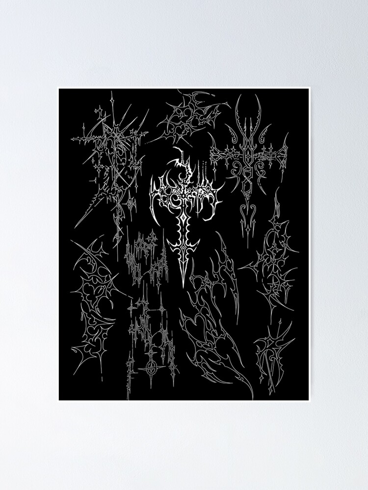 "Cyber Sigilism Tattoo" Poster for Sale by aurenna | Redbubble