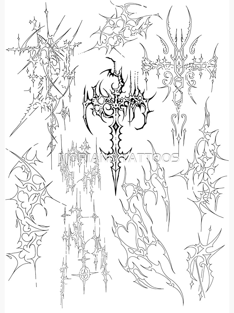 "Cyber Sigilism Tattoo" Magnet for Sale by Aurenna AmArtwork | Redbubble