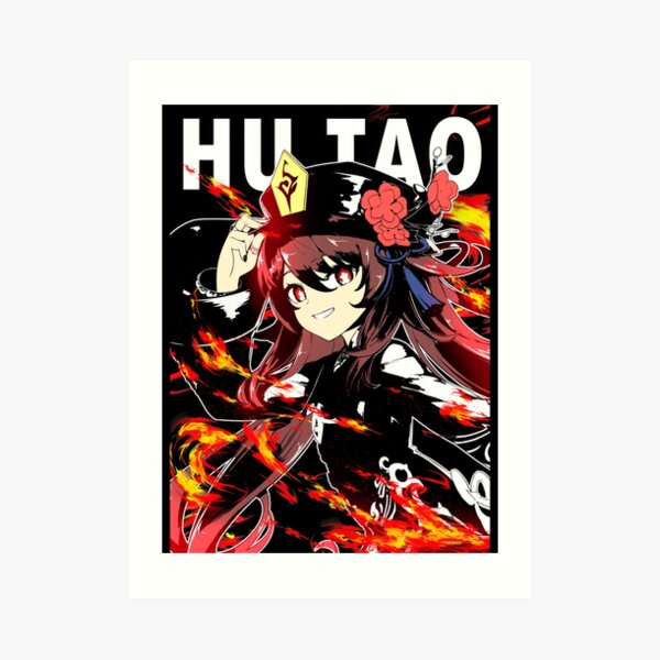 "Hu tao Genshin impact Hutao Genshin" Art Print for Sale by YASMINENICI ...