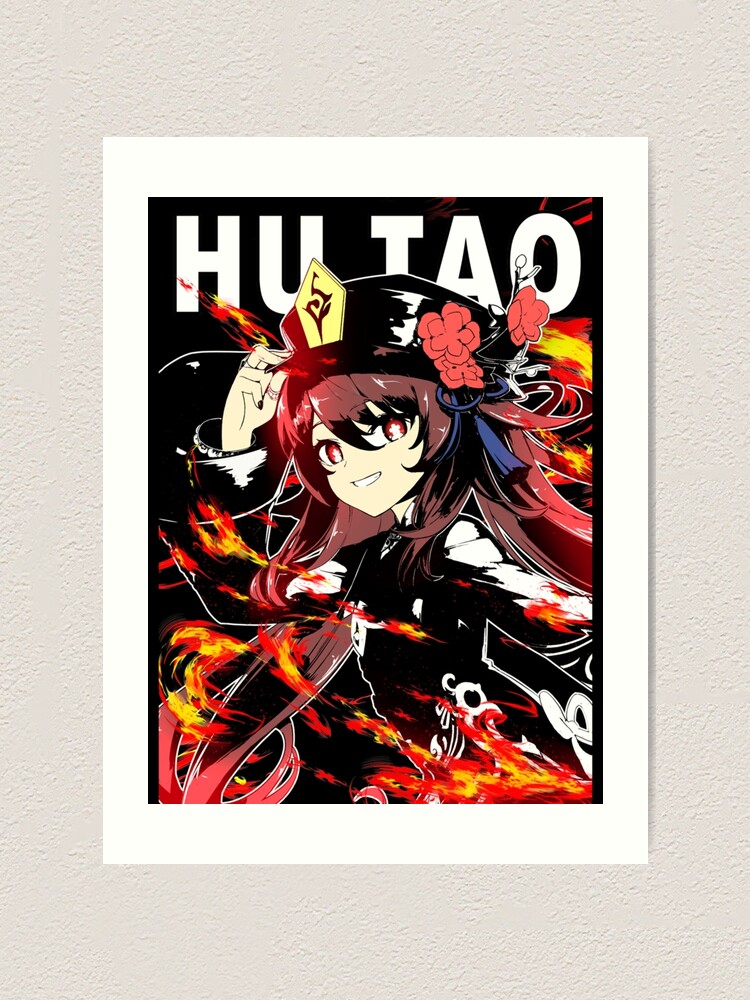 "Hu tao Genshin impact Hutao Genshin" Art Print for Sale by YASMINENICI ...