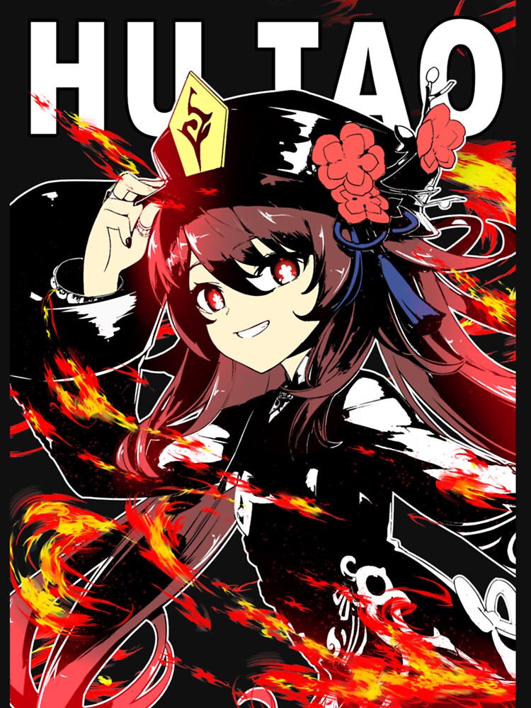 "Hu tao Genshin impact Hutao Genshin" T-shirt for Sale by YASMINENICI ...