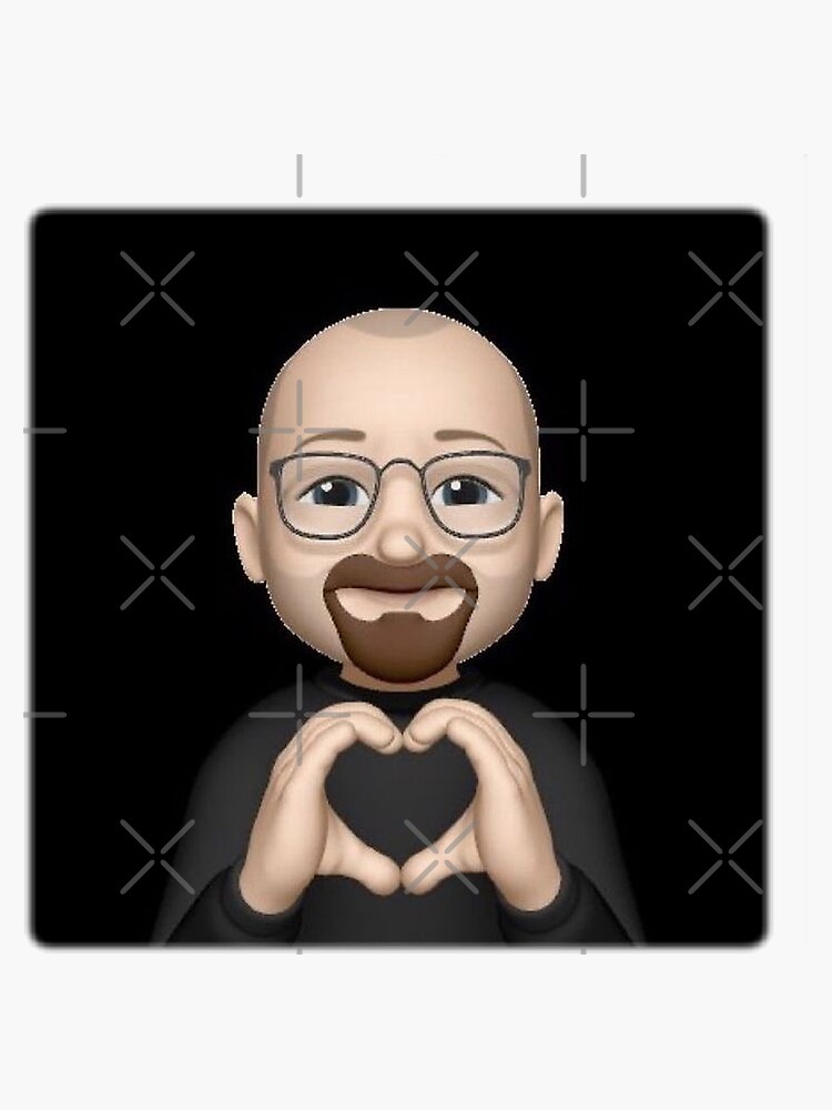 "Walter White Memoji" Sticker for Sale by skylerrwhite | Redbubble