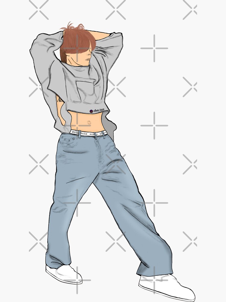 "Run Bts Park Jimin" Sticker for Sale by kart-box | Redbubble