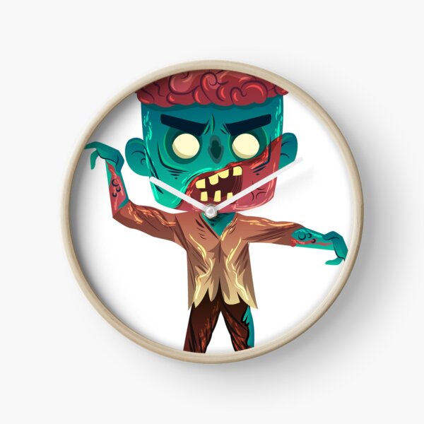 Reloj «zombie de miedo, zombie lindo, zombie de halloween, zombie de ...