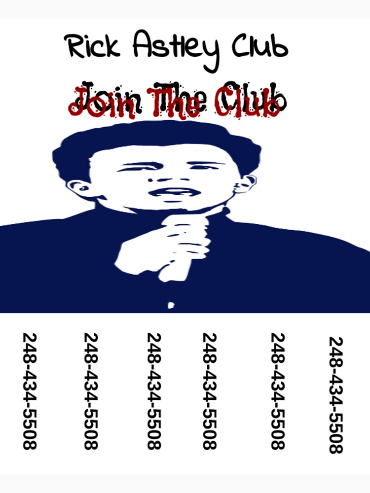 "Rickroll meme club shirt" T-shirt for Sale by Frostoastflakes ...