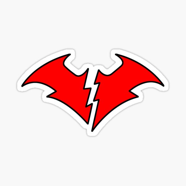 "Red Death Metal Emblem V3" Sticker for Sale by ForrestFire | Redbubble