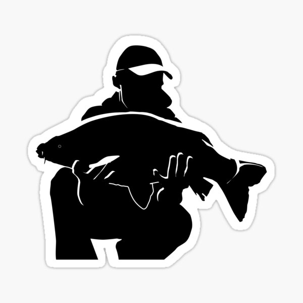 "Carp Fishing " Sticker for Sale by MyMo-Lenart | Redbubble