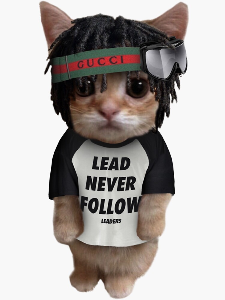 "Chief Keef Kitty Sticker" Sticker for Sale by adelemi3n9 | Redbubble