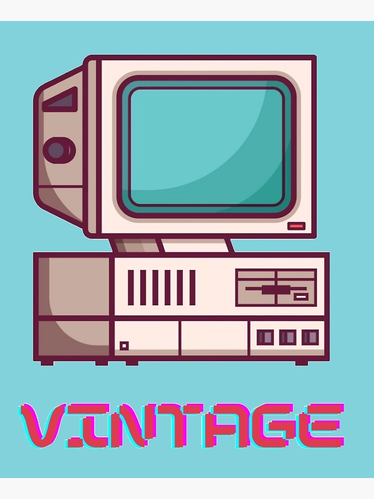 "Retro 80s Computer" Poster for Sale by CoolShirtDepot | Redbubble