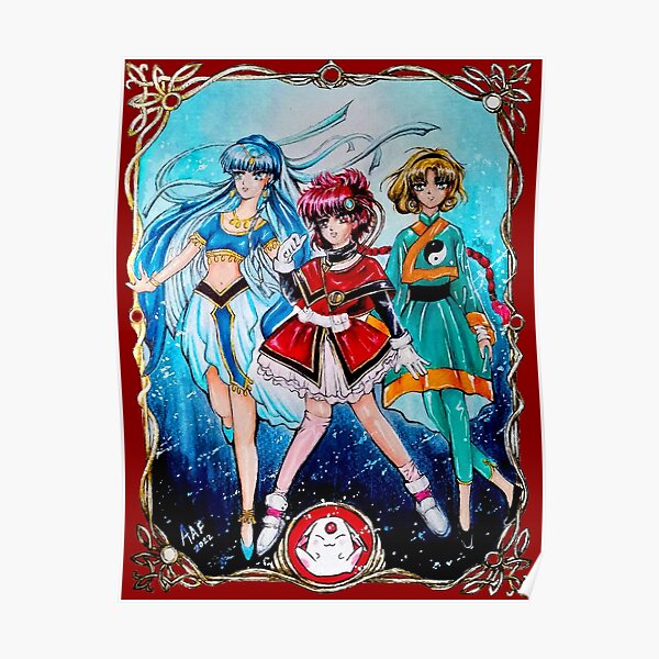 "Magic Knight Rayearth" Poster for Sale by AAF05 | Redbubble
