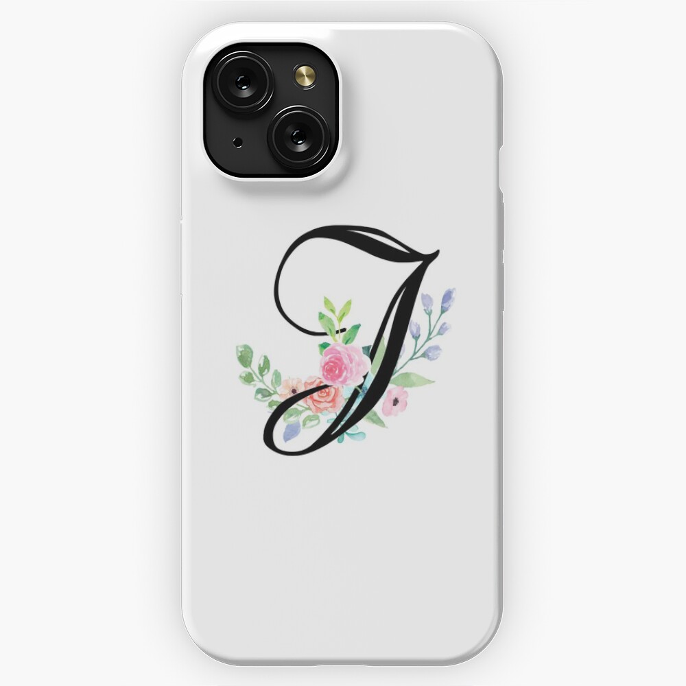 "Girly Watercolor Floral Initial - J" Sticker for Sale by Grafixmom ...