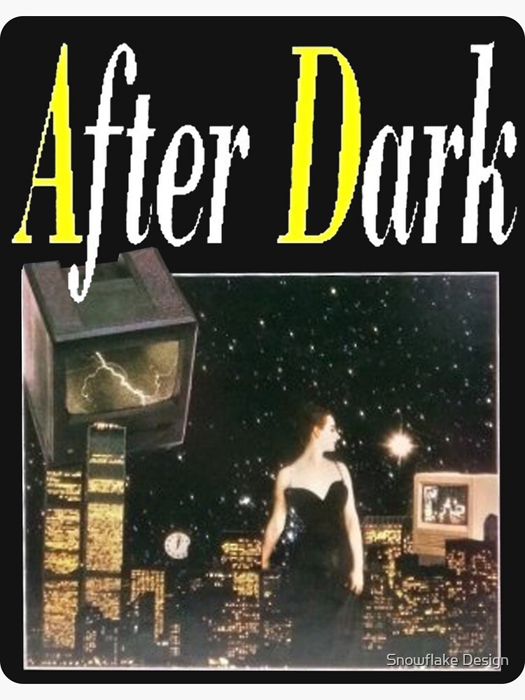 After Dark Sexy Design Sticker For Sale By Snowflakedesign Redbubble