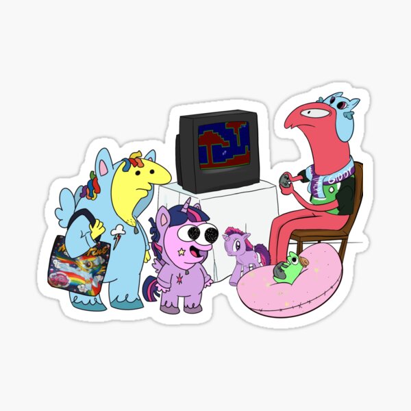 "Smiling Friendship magic v2" Sticker for Sale by AmyNewBlue | Redbubble
