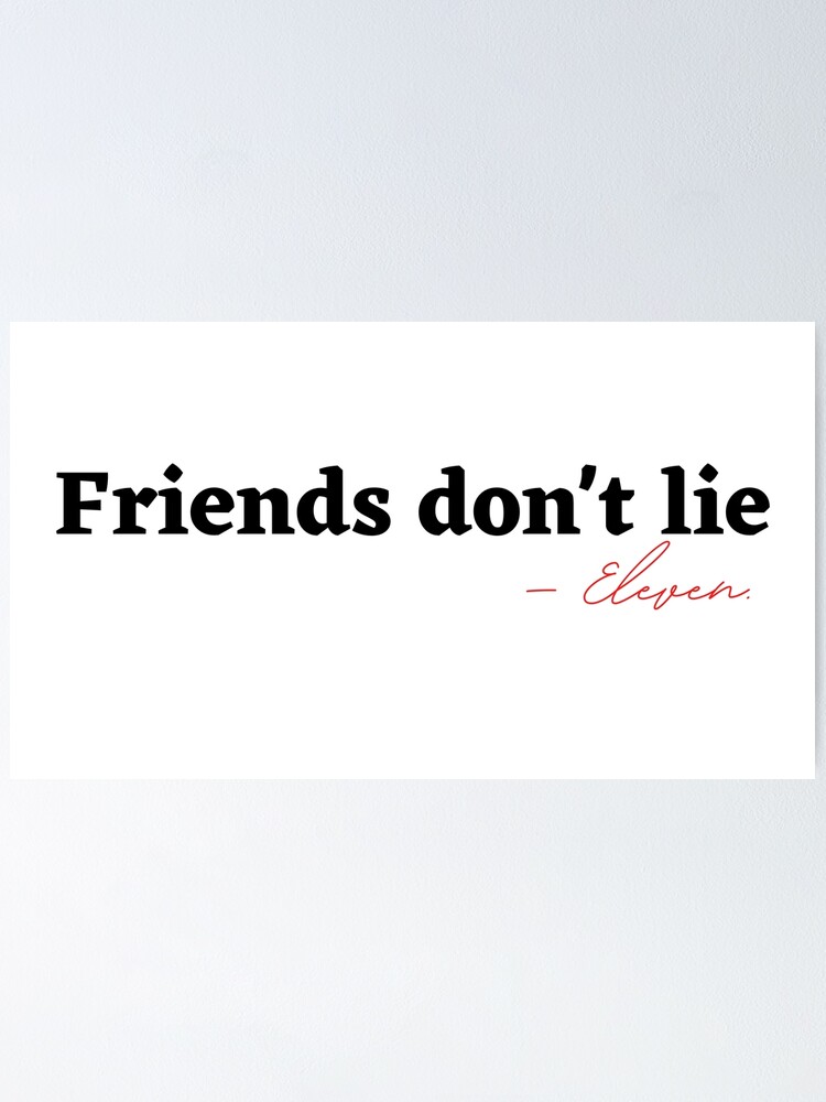 "stranger things quotes" Poster for Sale by hasiDesigning | Redbubble