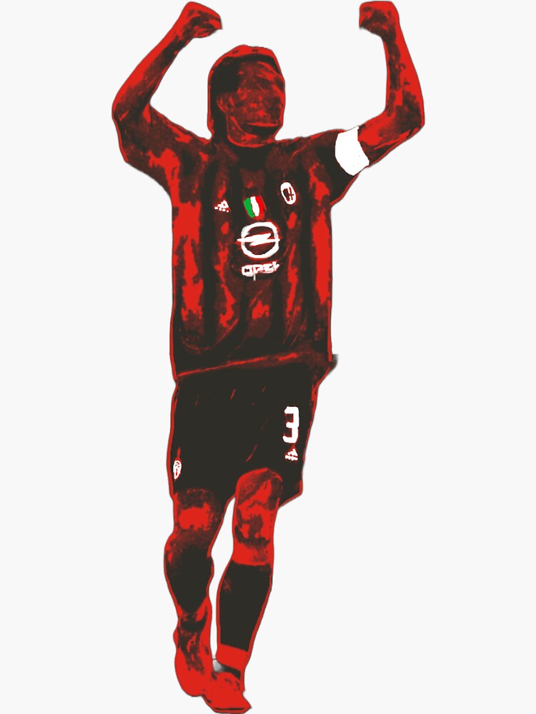 "Paolo Maldini 2005" Sticker for Sale by IrisAndSeb | Redbubble