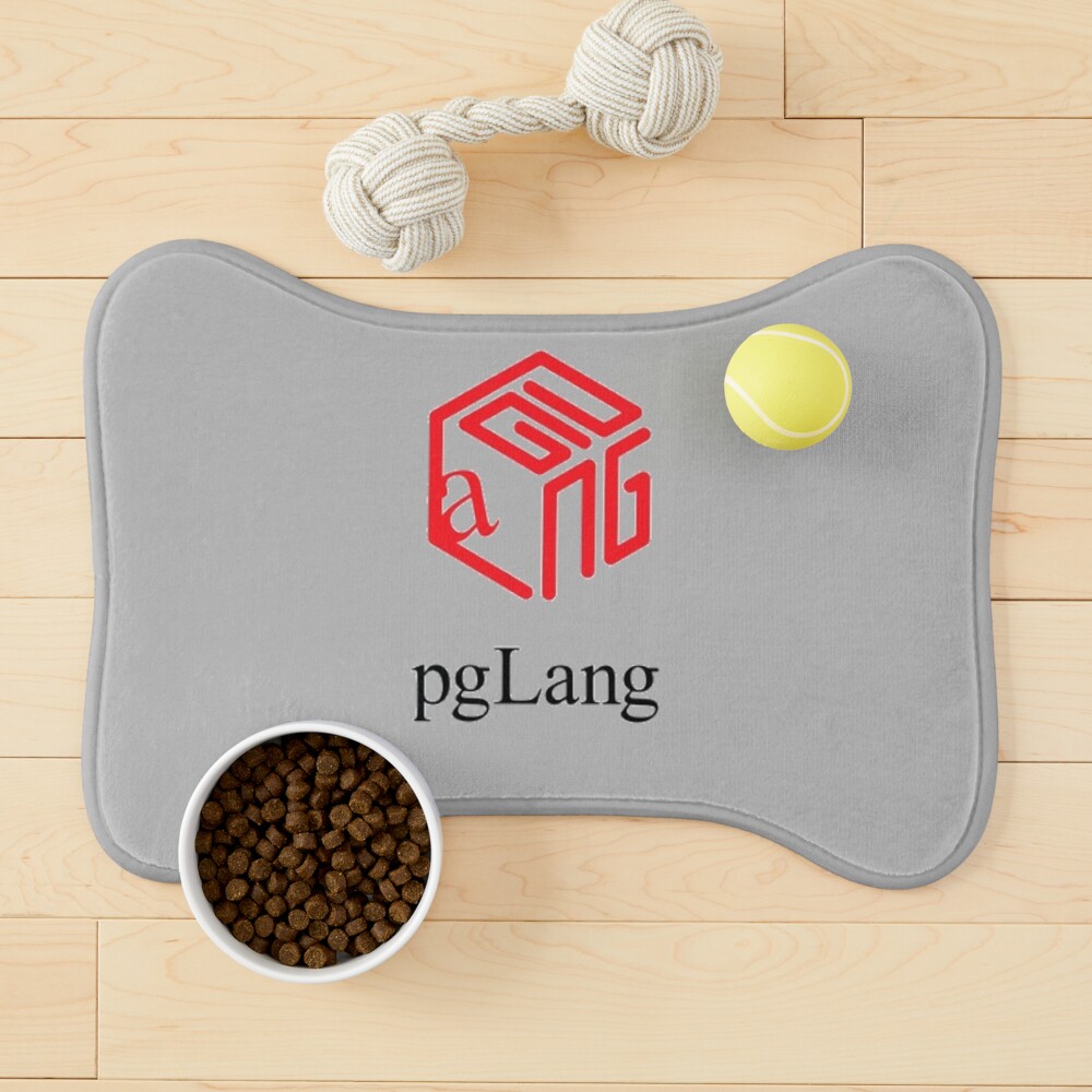 "pgLang logo " Sticker for Sale by Oci Fur | Redbubble
