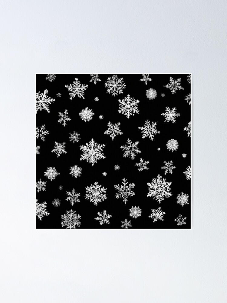 "Snowflakes" Poster for Sale by OKAYphotoshop | Redbubble