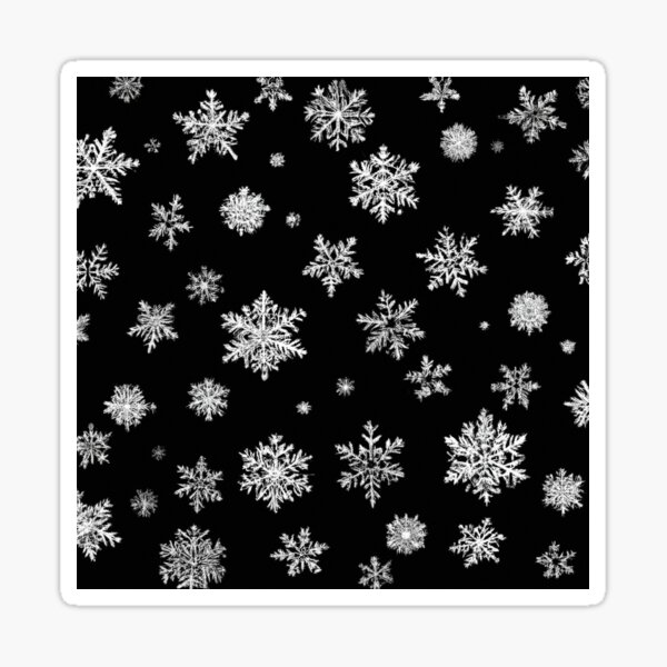 "Snowflakes" Sticker for Sale by OKAYphotoshop | Redbubble