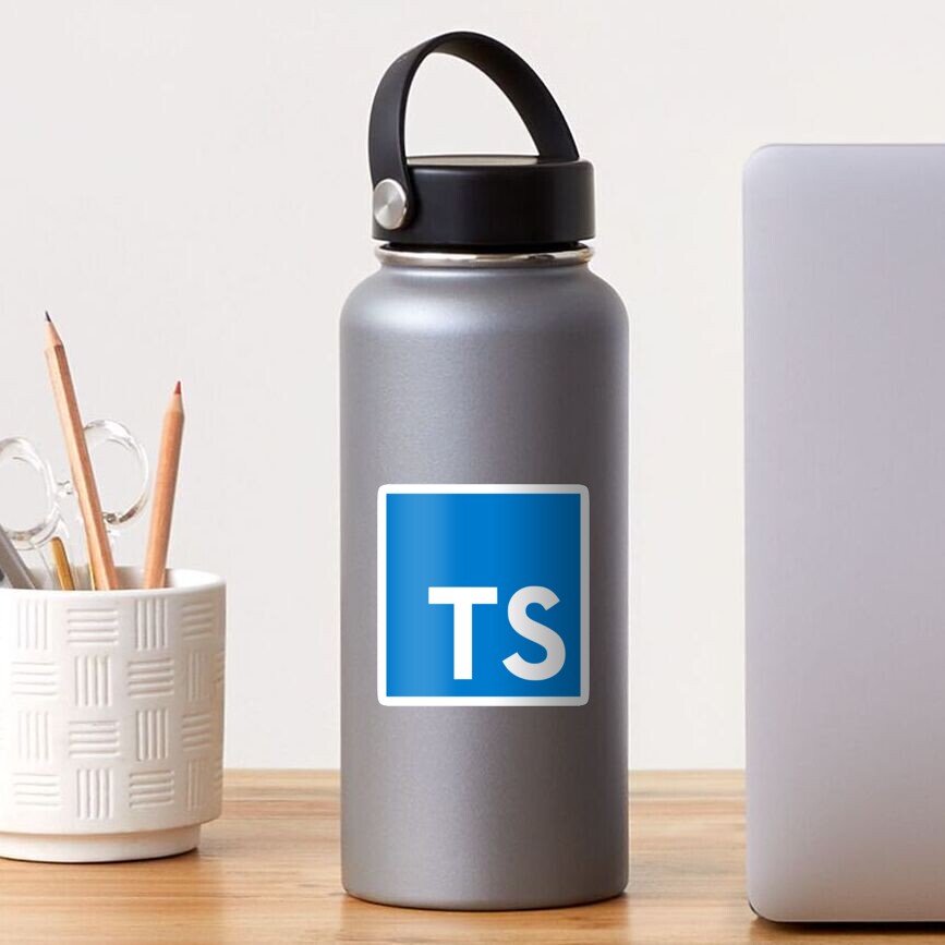 "TypeScript" Sticker by hipstuff | Redbubble