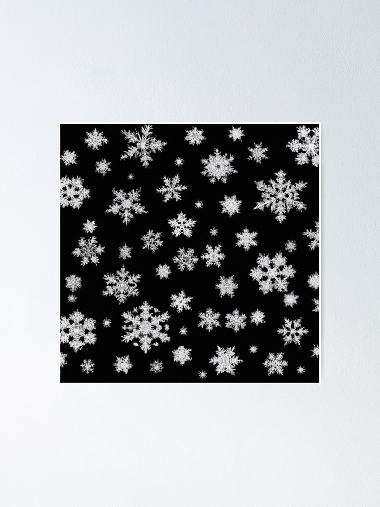"Snowflakes" Poster for Sale by OKAYphotoshop | Redbubble
