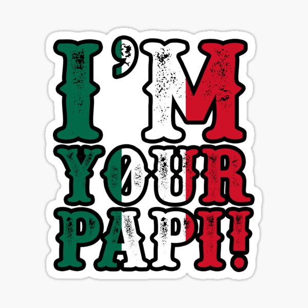 "Im Your Papi - Mexican Wrestler Eddie G - Pro Wrestling" Sticker for ...