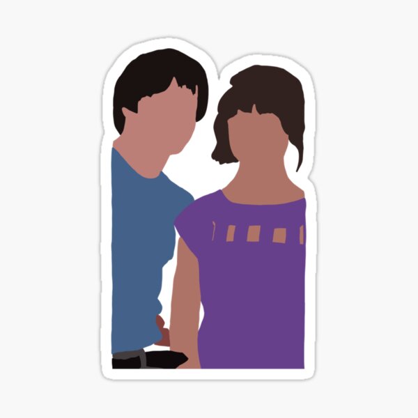 "Nancy Wheeler and Jonathan " Sticker for Sale by jeana0ws | Redbubble
