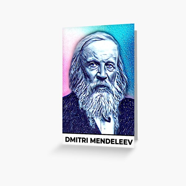 "Dmitri Mendeleev Art | Dmitri Mendeleev Portrait | Dmitri Mendeleev ...