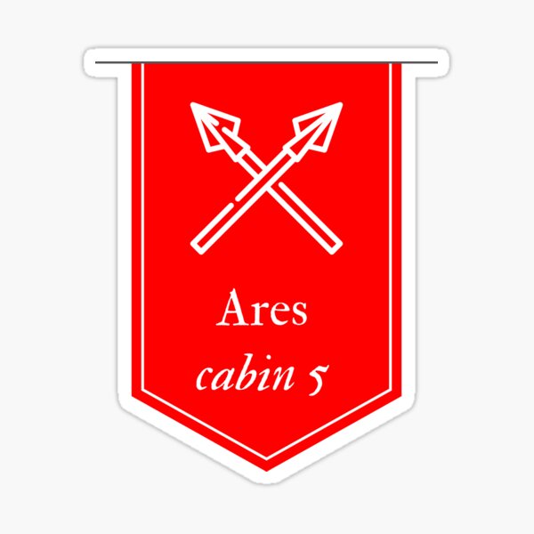 "Ares banner" Sticker for Sale by broadwaygirl142 | Redbubble