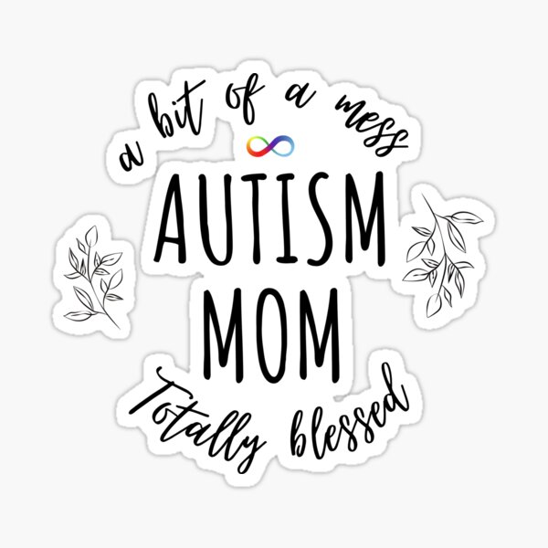 "Autism awareness, autism mom, autism mama, gift for autism" Sticker ...