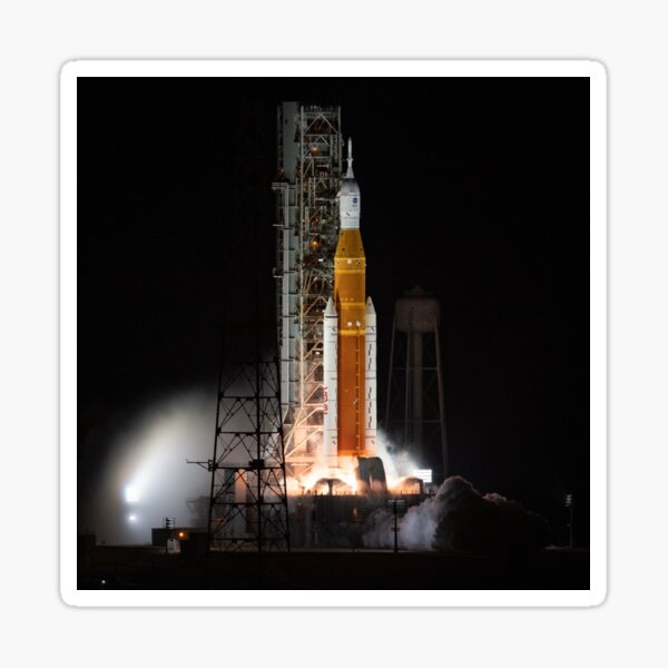 "SLS Rocket Engine Ignition" Sticker for Sale by Star-Citizen | Redbubble