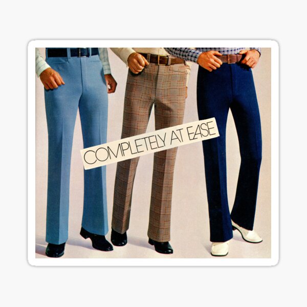 "Completely at Ease 70s Version - Funny Kitsch 1970s Fashion Retro ...
