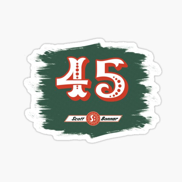 "Scott Bonnar 45 Vintage Style Mower Reel Mower Aussie" Sticker for ...