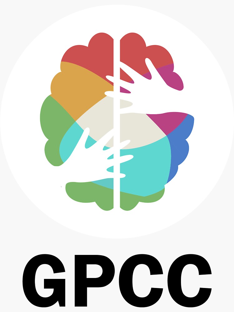 "GPCC Vertical Logo Black Text" Sticker for Sale by gpcc | Redbubble