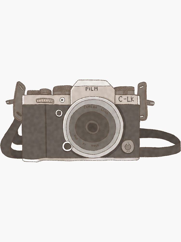 "CAMERA" Sticker for Sale by hey-chachi | Redbubble