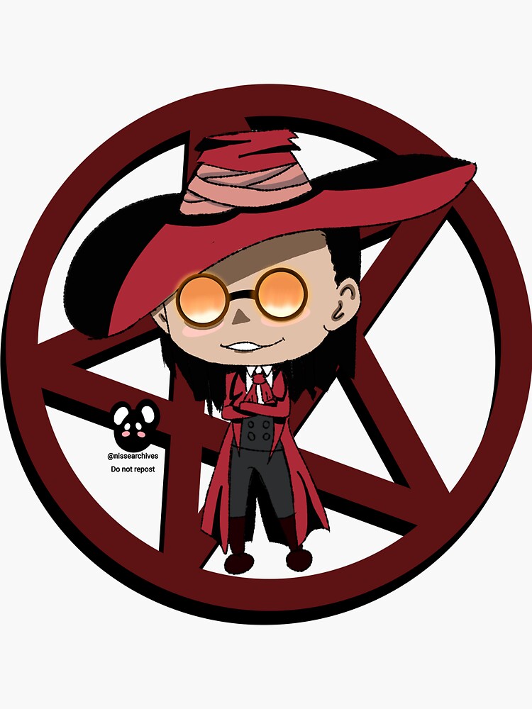 "Alucard Chibi from Hellsing" Sticker for Sale by nissearchives | Redbubble