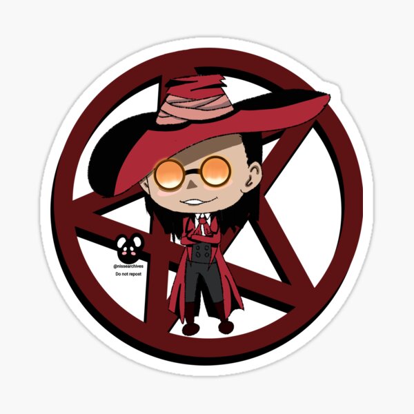 "Alucard Chibi from Hellsing" Sticker for Sale by nissearchives | Redbubble