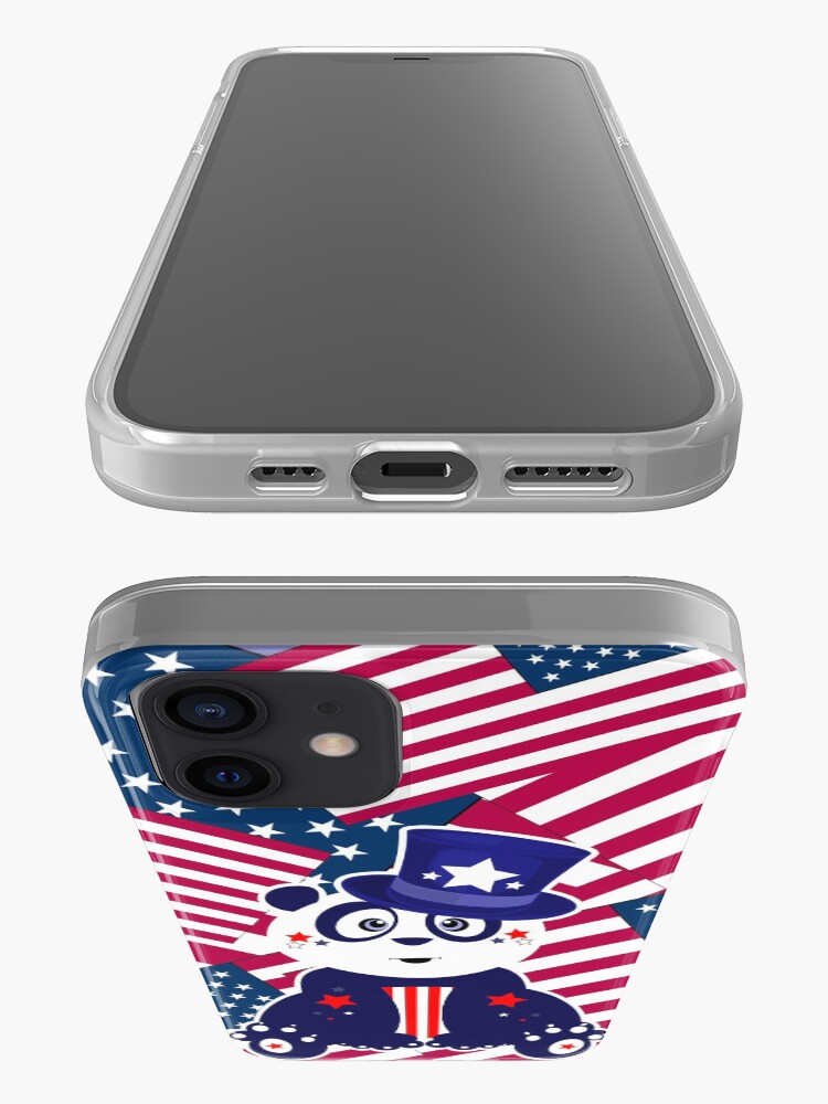 "Patriotic Panda - Flags" iPhone Case & Cover by Adamzworld | Redbubble