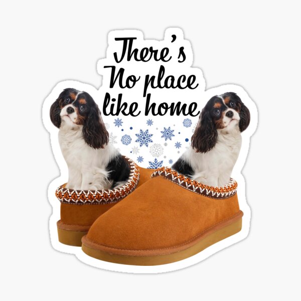 " Two Dogs Posing With Ugg Slippers white" Sticker for Sale by NIZOUVIP ...