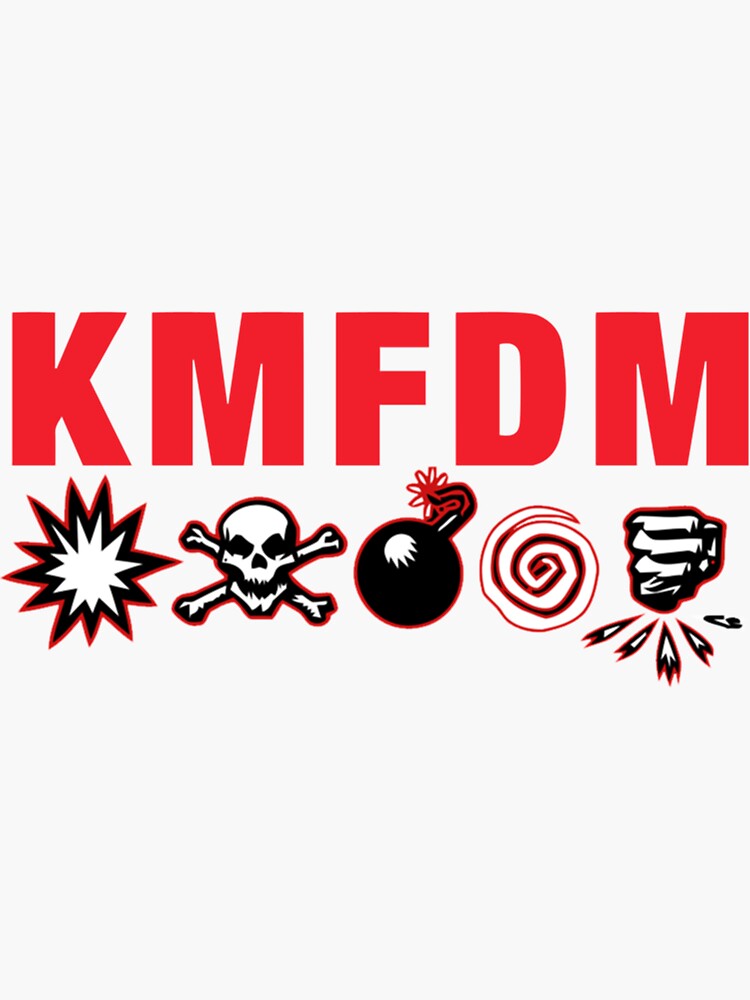 "Kmfdm Symbols Classic T-Shirt" Sticker for Sale by pragpujias | Redbubble
