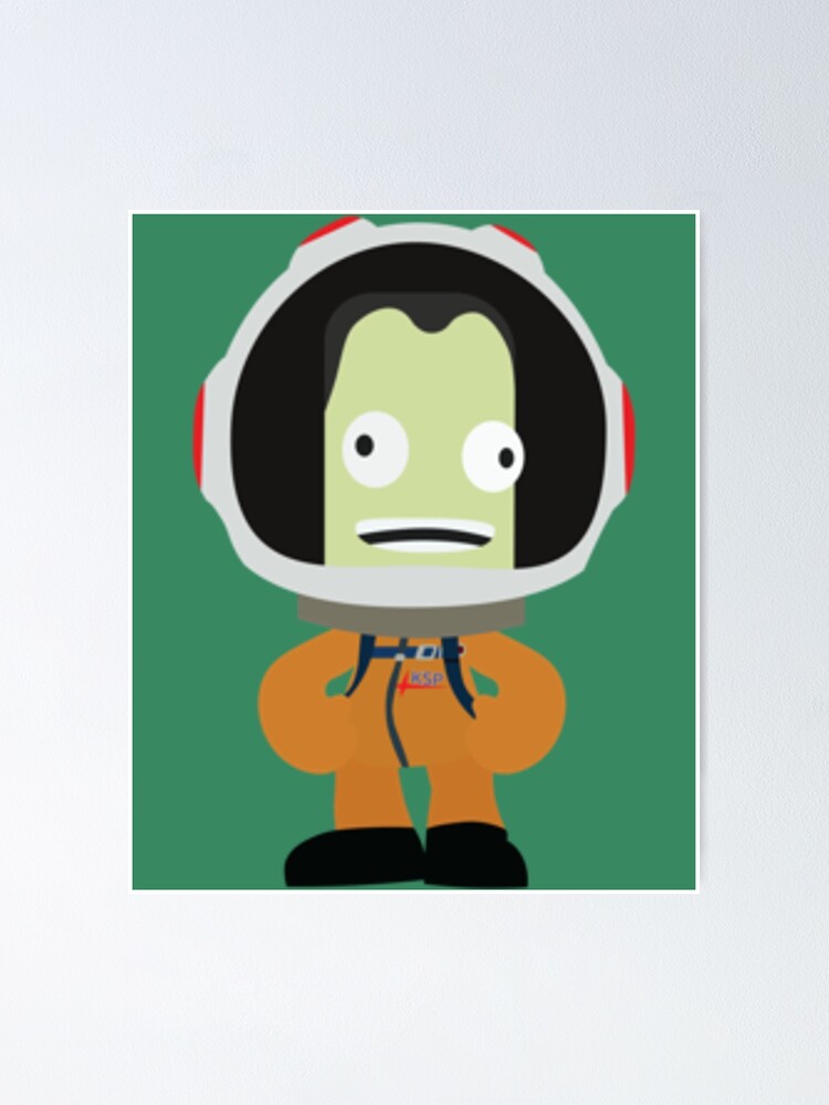 "Flat Cartoon Jeb Kerman" Poster for Sale by ShaneFeest | Redbubble