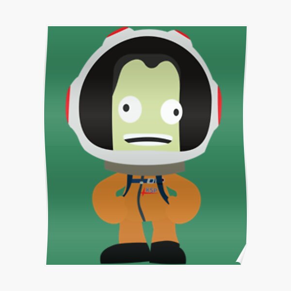 "Flat Cartoon Jeb Kerman" Poster for Sale by ShaneFeest | Redbubble