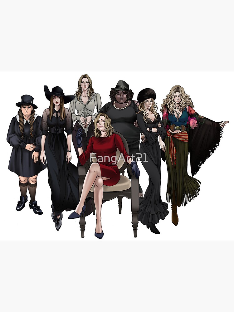 "AHS Coven" Art Board Print for Sale by FangArt21 | Redbubble
