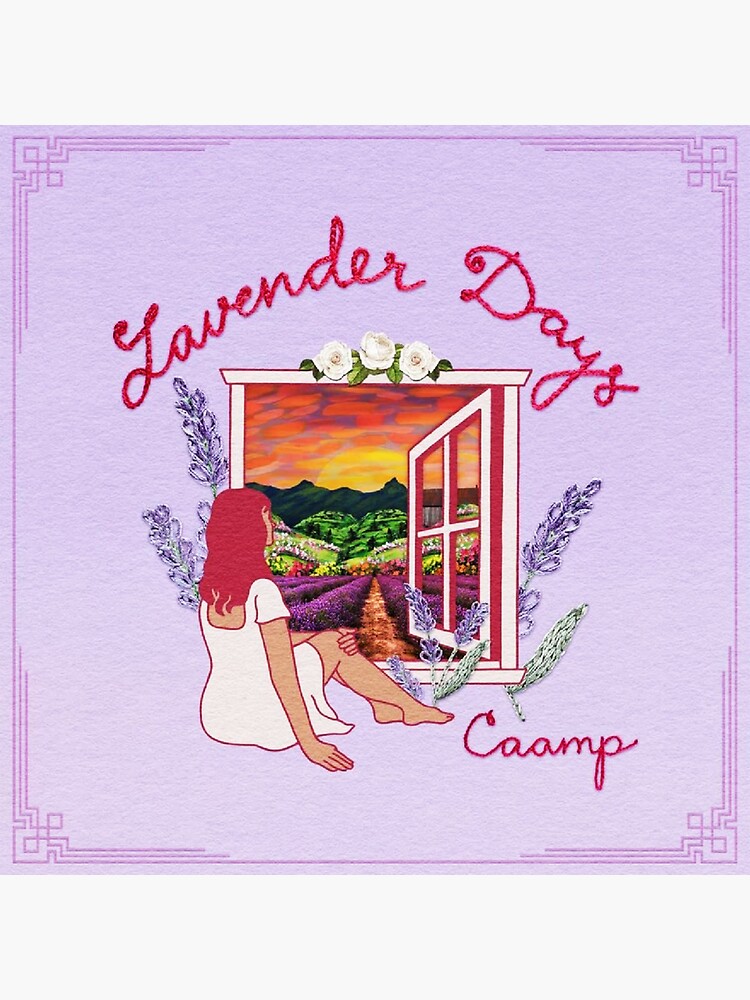 "Lavender Days Caamp" Sticker for Sale by salihubiesot1 | Redbubble